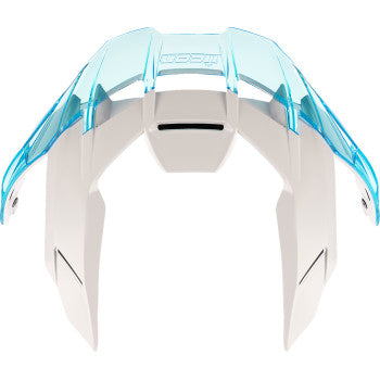 Icon Ultraflite Spoiler Gloss White/Dayglo Blue – HelmetCountry.com
