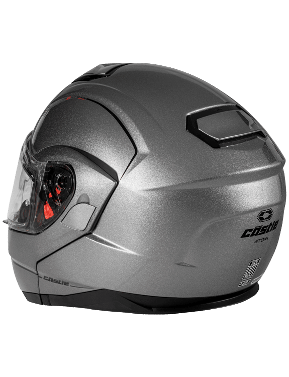 Castle X Atom SV Modular Electric Snow Helmet Gloss Titanium ...