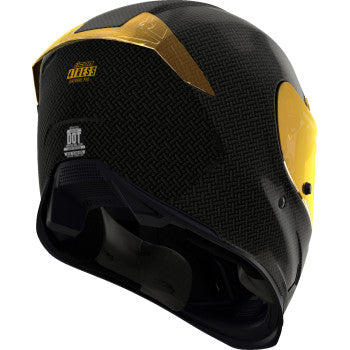 Icon Airframe Pro Full Face Bluetooth Helmet Carbon 4Tress Yellow ...