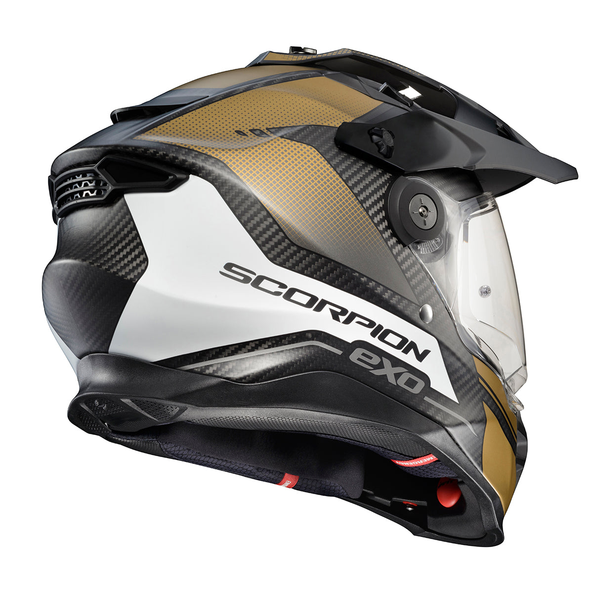 Scorpion XT9000 Dual Sport Helmet Carbon Trailhead Matte Gold ...