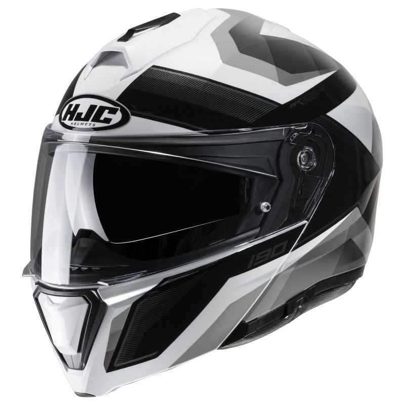 HJC i90 Modular Snow Helmet Lark Graphic MC-10 Dual Lens ...