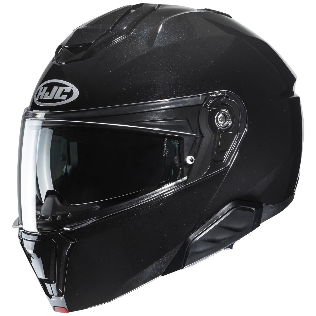 HJC i91 Modular Bluetooth Helmet Gloss Black – HelmetCountry.com