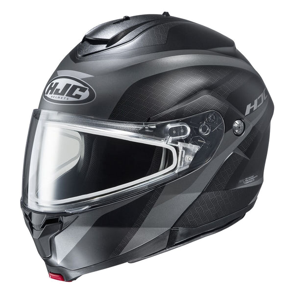 HJC C91 Modular Snow Helmet Taly Graphic M55SF Flat Black Dual Lens ...