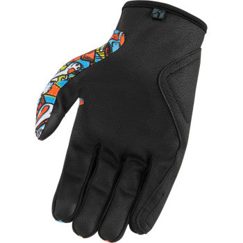 Icon Hooligan Men's Redoodle Glove Blue – HelmetCountry.com