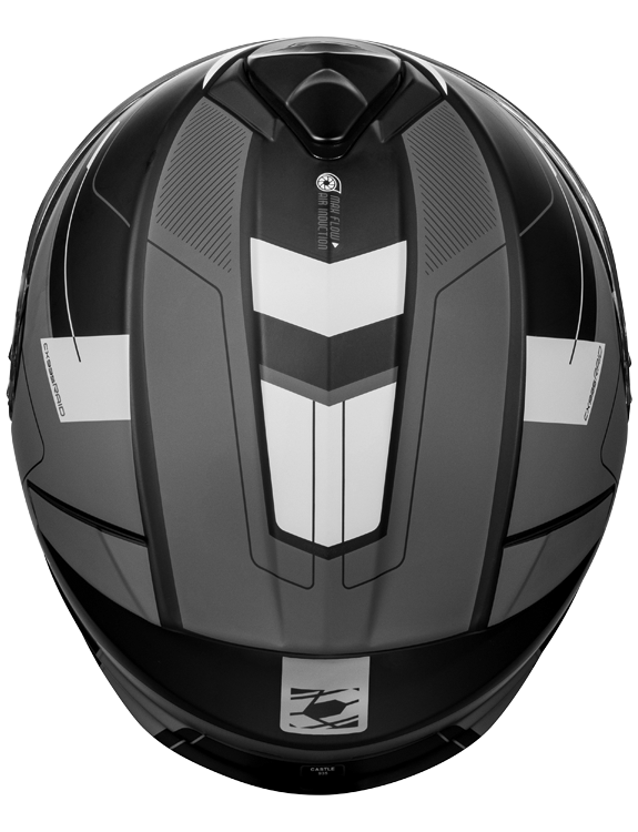 Castle X CX935 Modular Snow Helmet Raid Graphic Matte Charcoal Silver ...