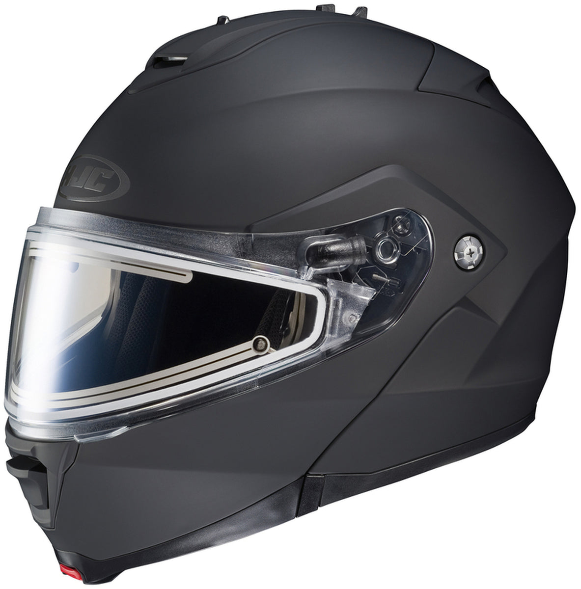 HJC C91 Modular Snow Helmet Flat Black Electric Shield – HelmetCountry.com